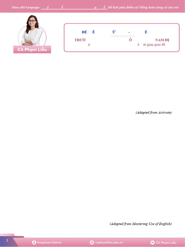 ĐỀ LHP - NAM ĐỊNH - K12 | PDF