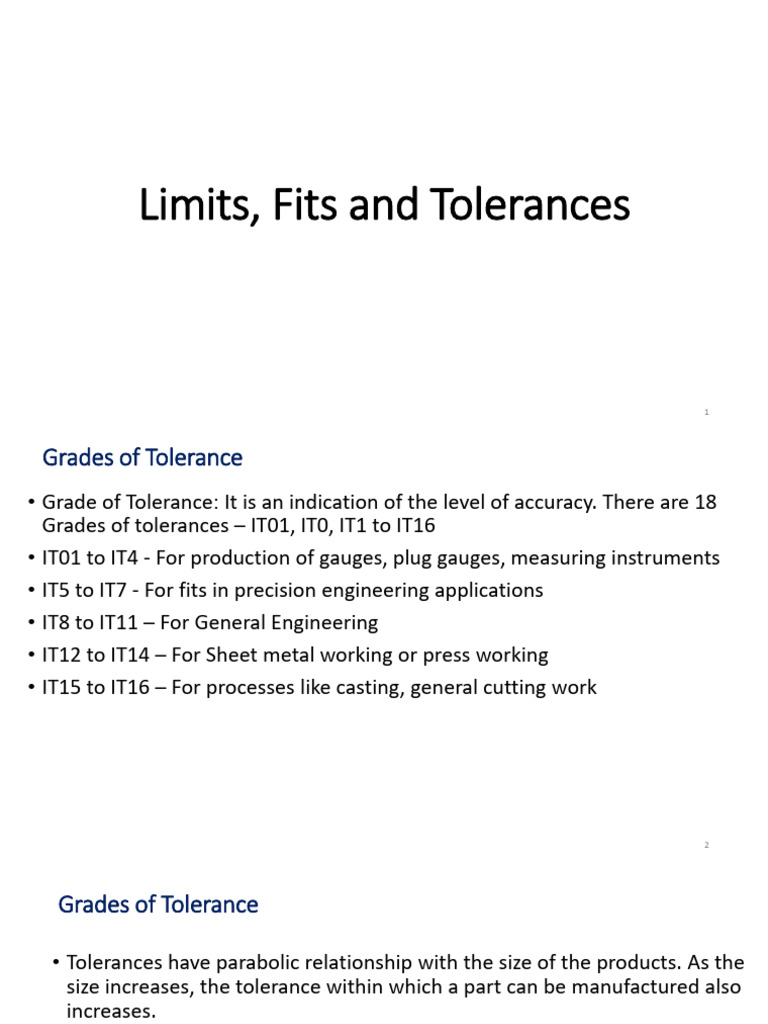 Lecture 9 - Gauge Design-1 | PDF | Engineering Tolerance | Mechanical ...