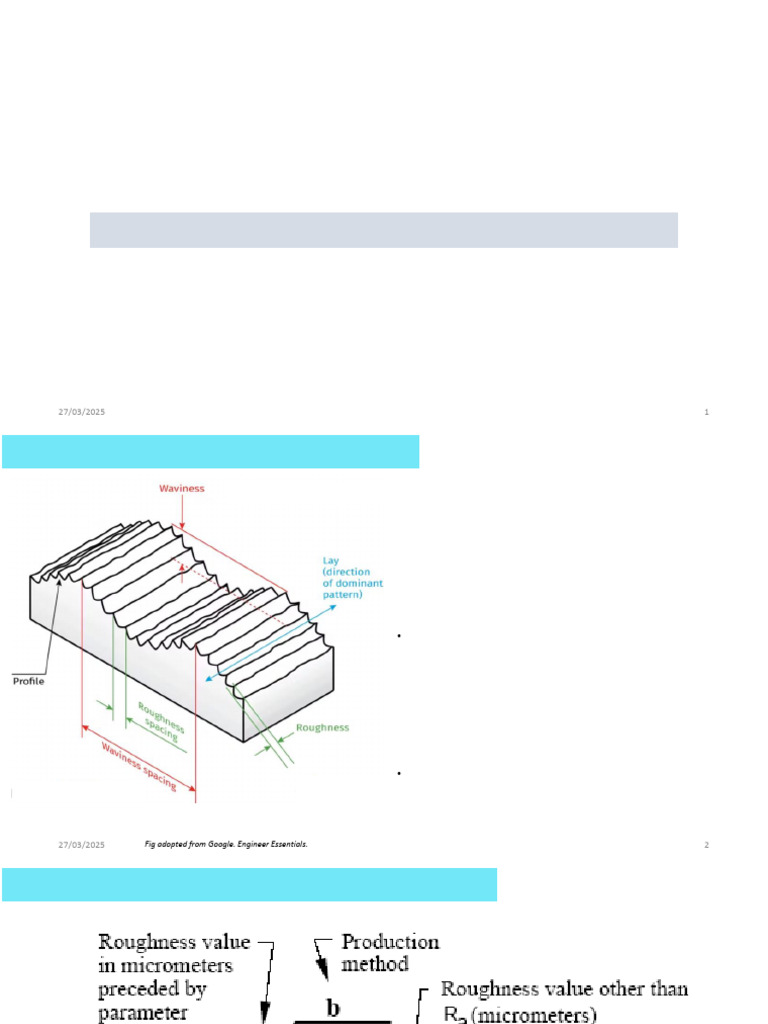 Surface Roughness Measurement Guide | PDF | Surface Roughness | Applied ...