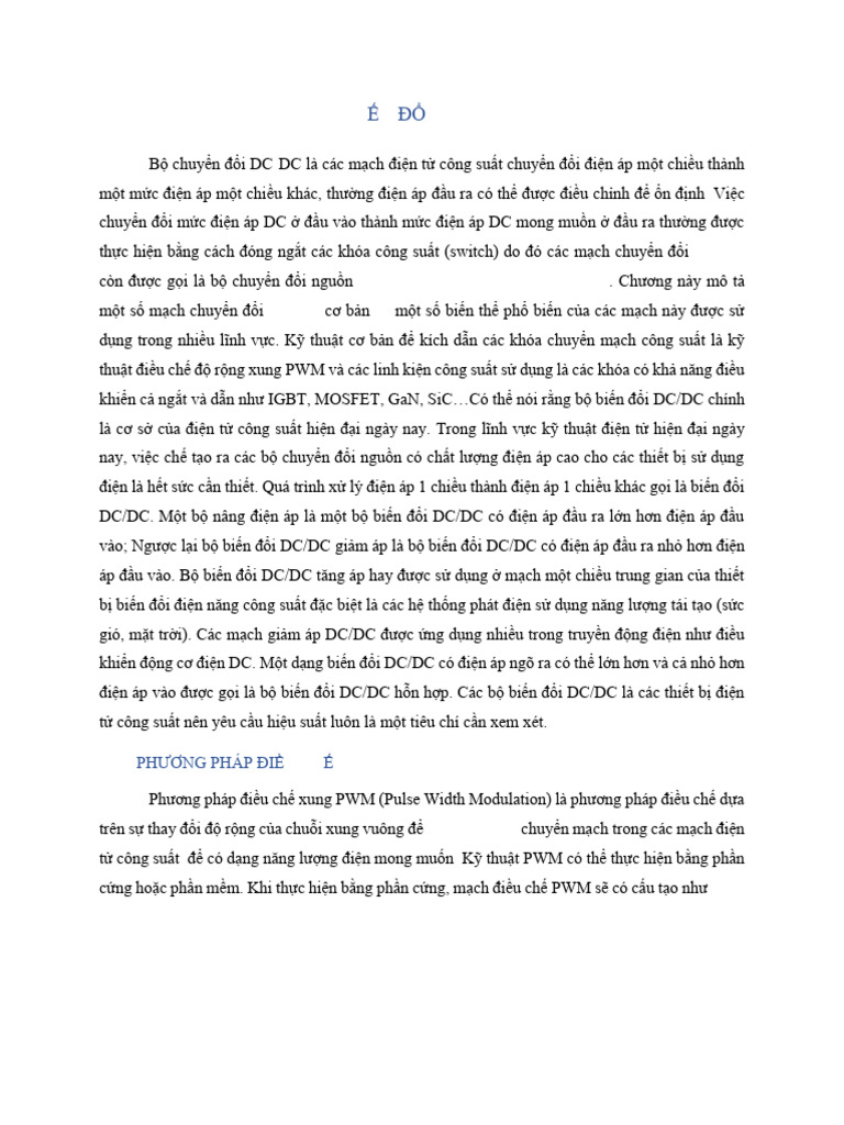 BIẾN ĐỔI DC_DC | PDF