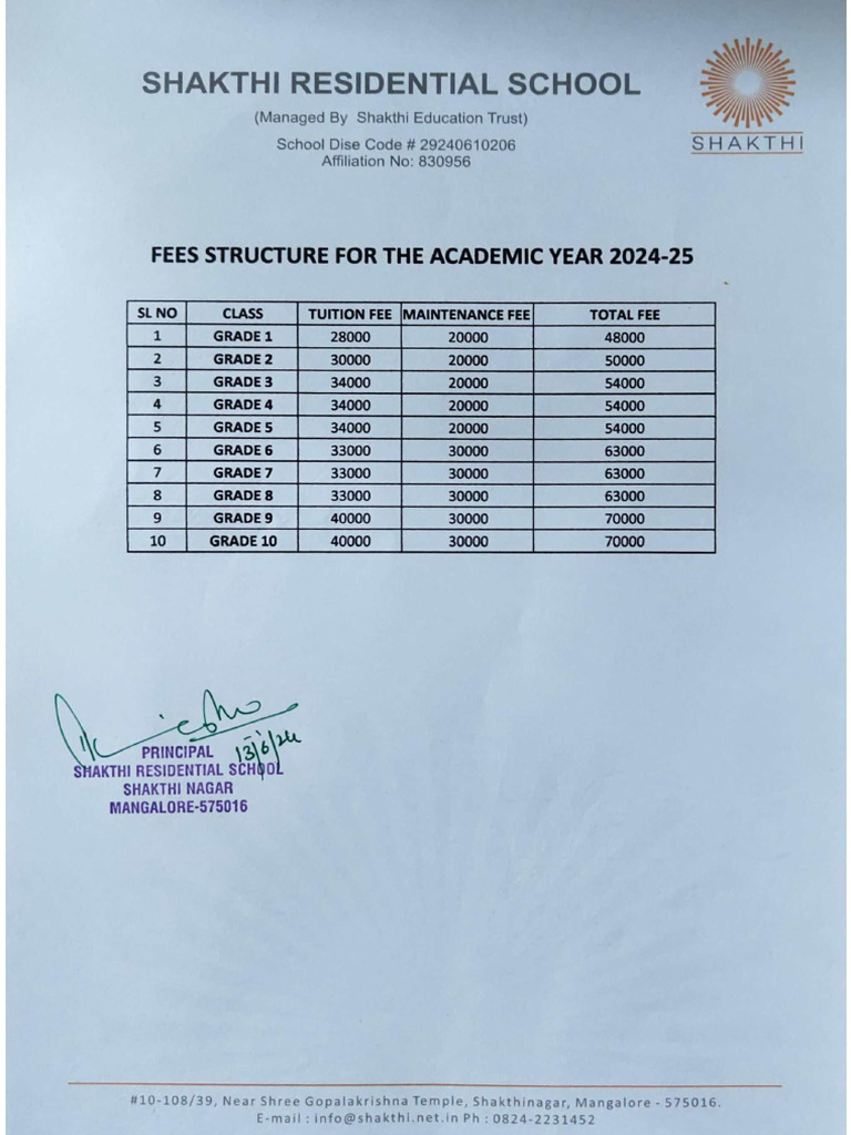 Fees-Structure-AY-24-25 | PDF