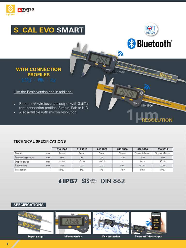 Smart Depth Gauge Technical Specs | PDF
