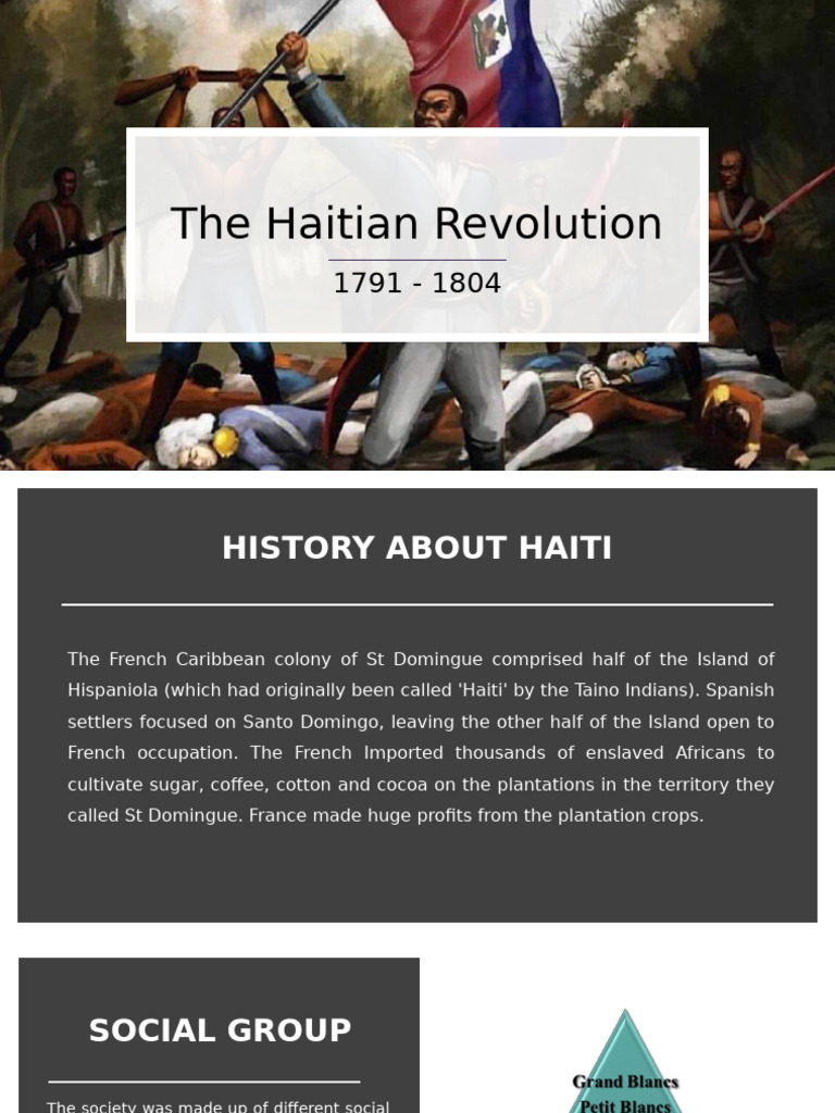 The Haitian Revolution: 1791-1804 Overview | PDF | Haiti | Slavery