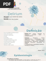 Delirium | PDF | Neurotransmissor | Doenças e distúrbios