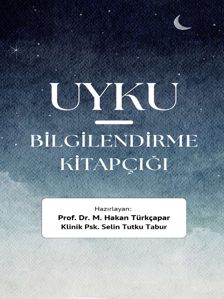 Uyku Bilgilendirme Kitapcigi | PDF