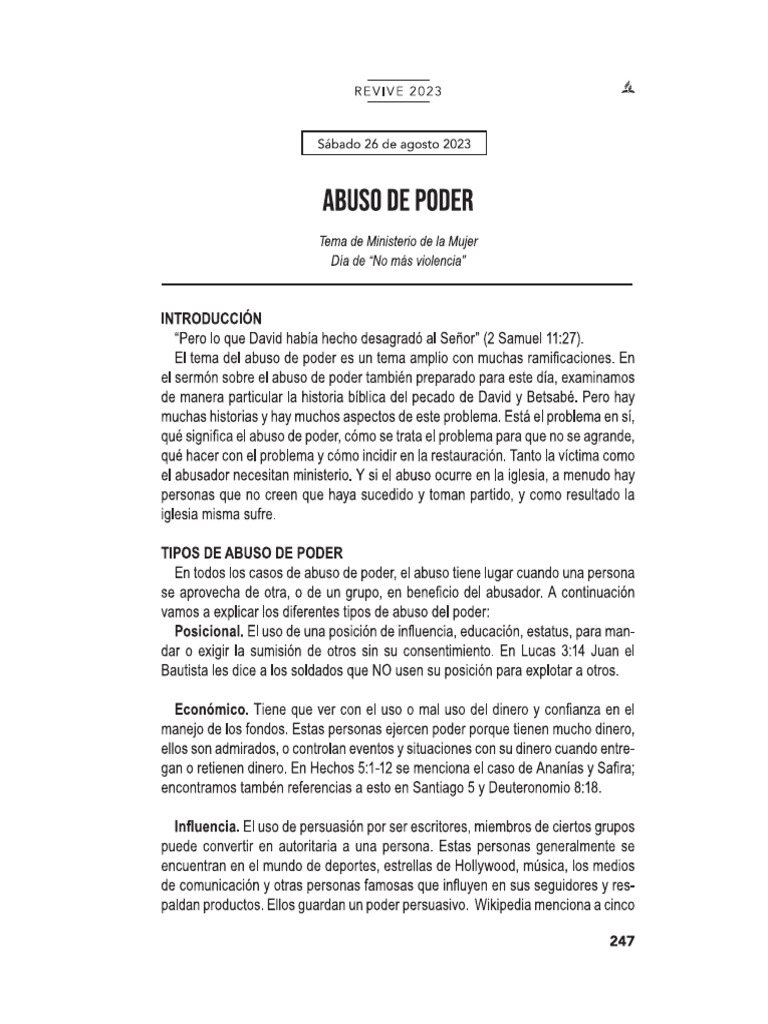 Abuso de Poder | PDF