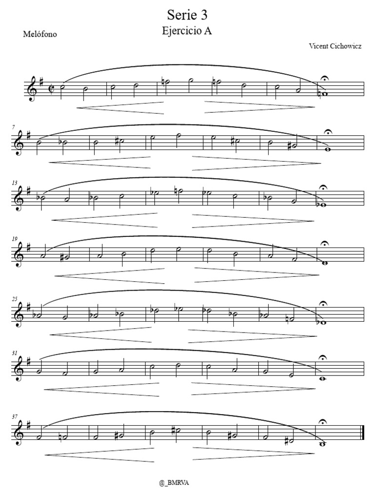 Serie 3 Cichowicz - Melófono | PDF