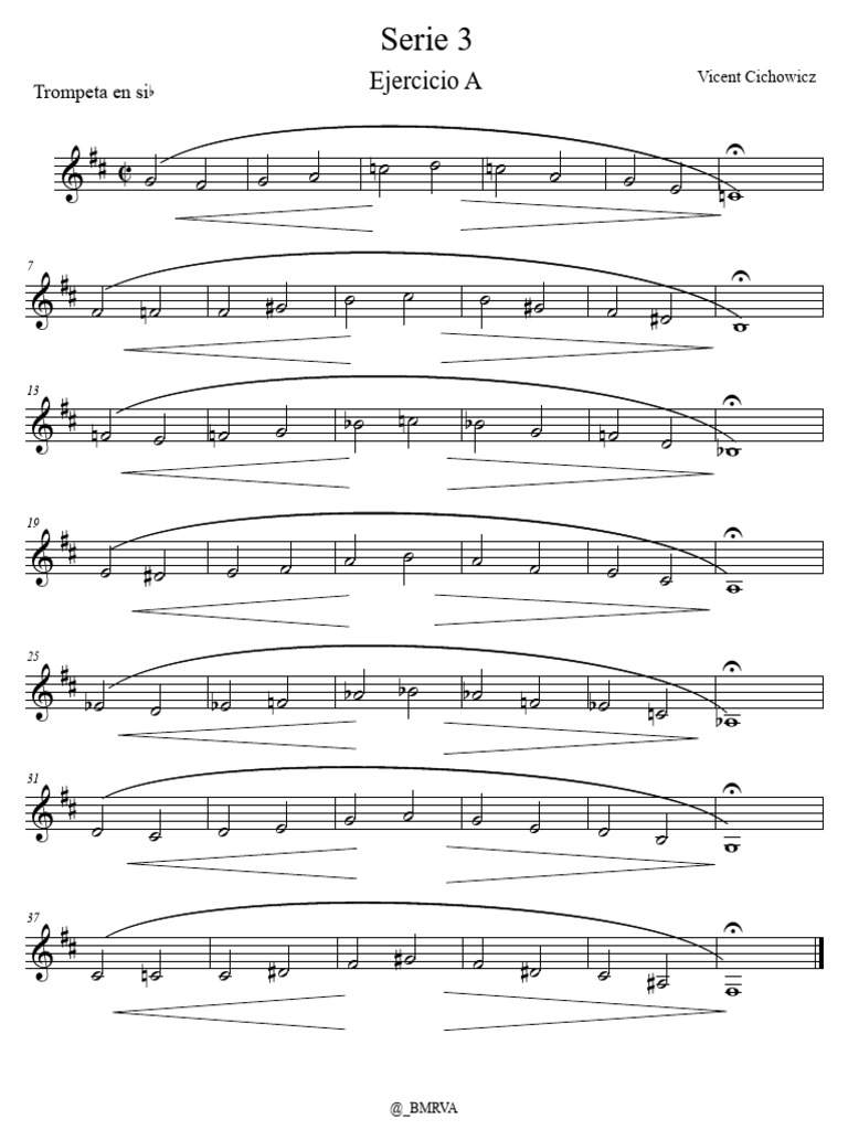 Serie 3 Cichowicz - Trompeta en Sib | PDF
