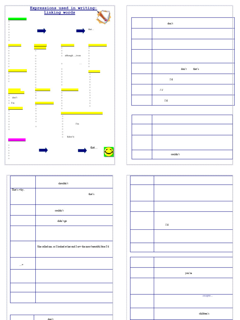 Essential Writing Connectors Guide | PDF | Punctuation | Semiotics