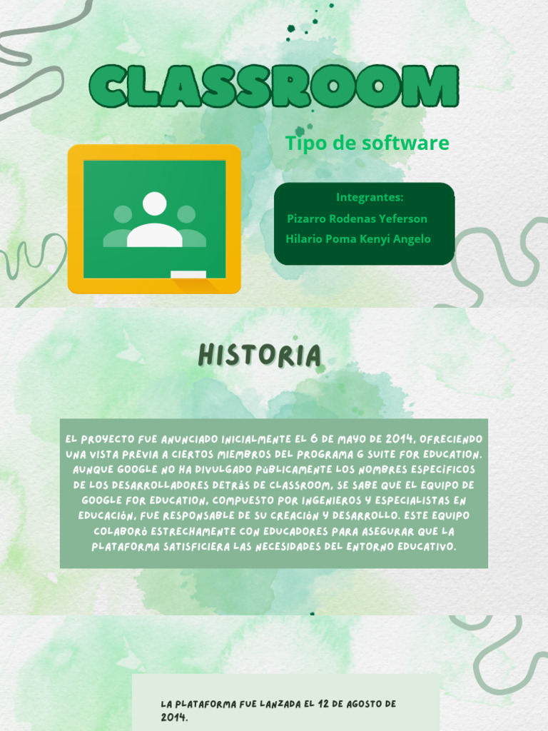 Presentación de Classroom | PDF
