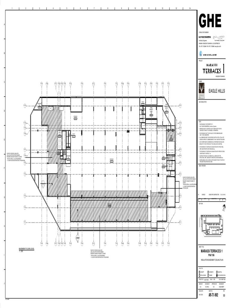 Basement Ceiling Plan for Marassi Terraces | PDF | Real Estate | Materials