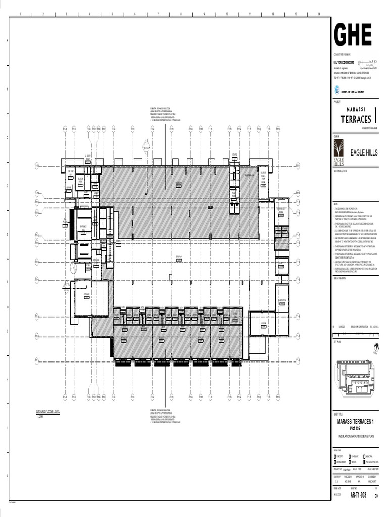 Ar-T1-903-Insulation Ground Ceiling Plan | PDF | Building Technology | Building Engineering