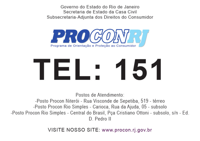 Cartaz PROCON | PDF