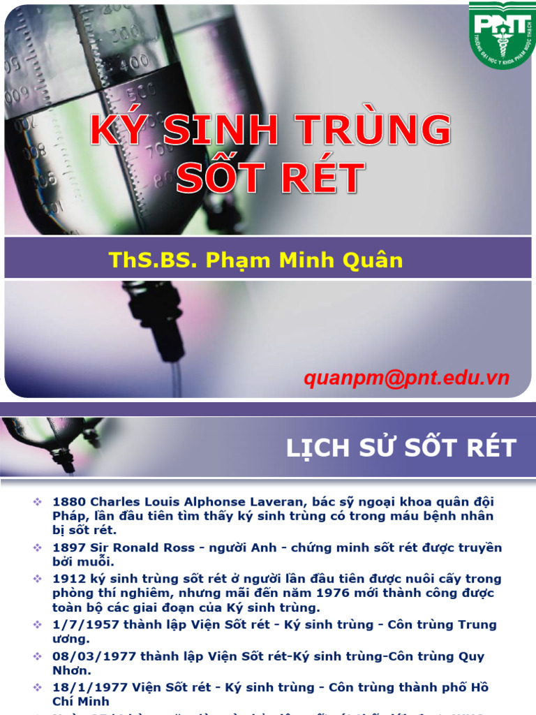 2025 - Sốt rét | PDF