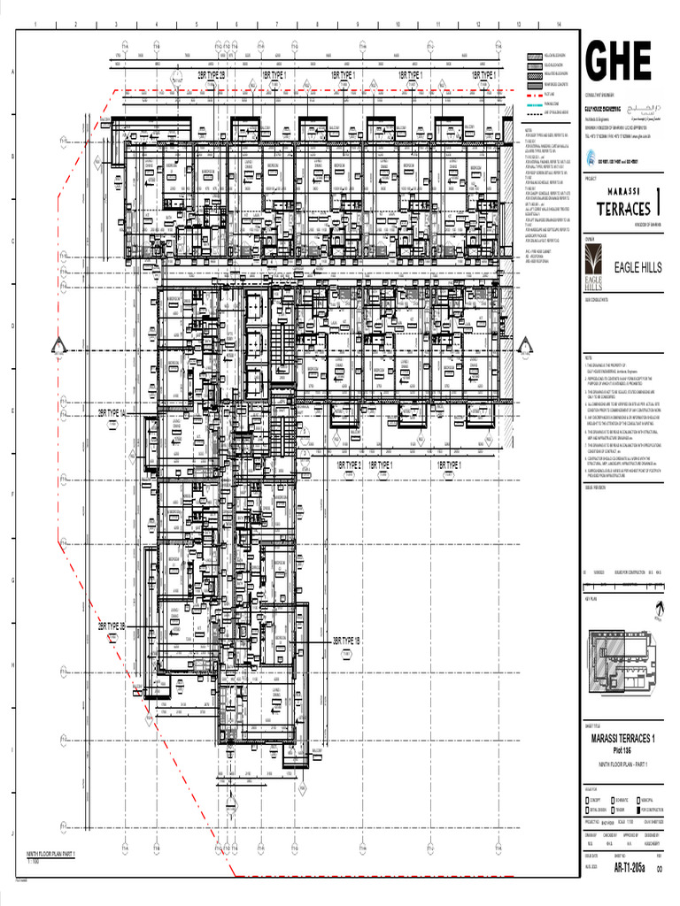 AR-T1-205a-NINTH FLOOR PLAN - PART 1 | PDF | Real Estate ...