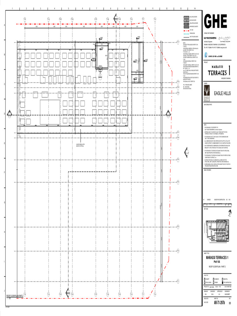 AR-T1-207b-ROOF FLOOR PLAN - PART 2 | PDF | Building | Architectural ...