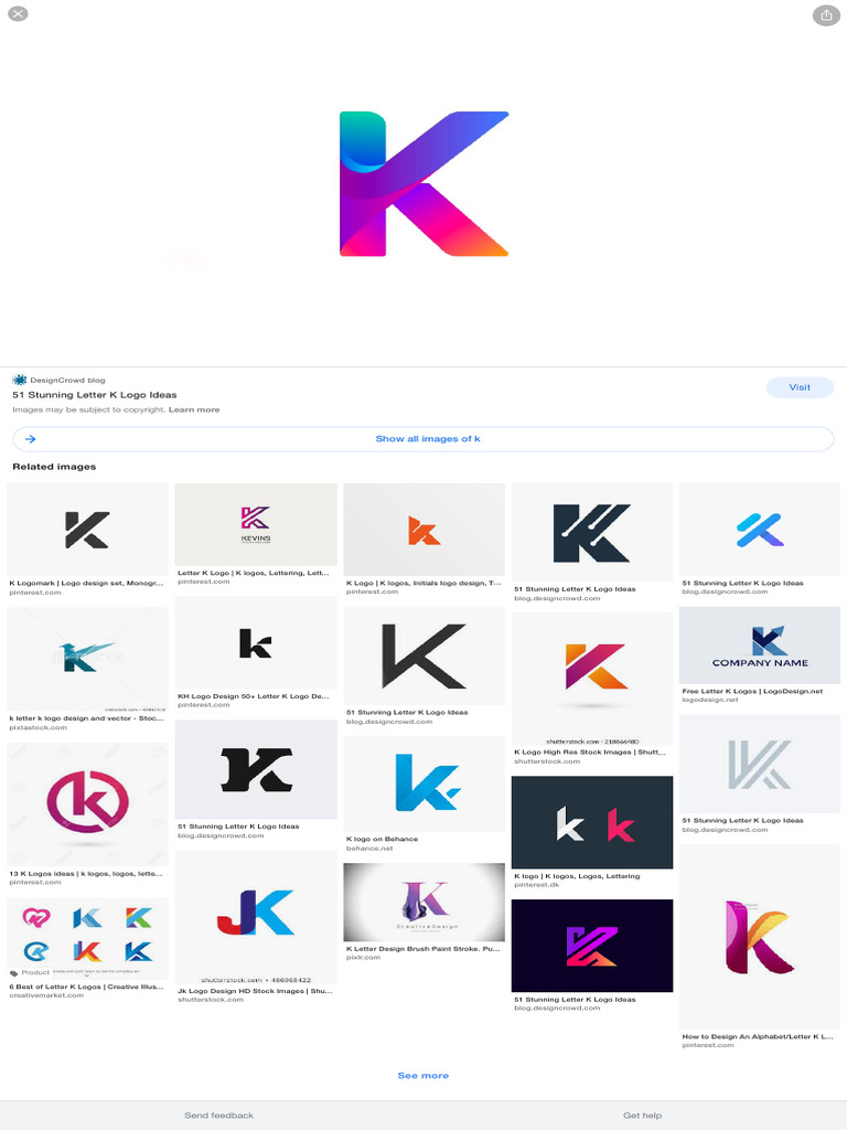 K Logo - Google Search | PDF | Adobe Photoshop | Logos