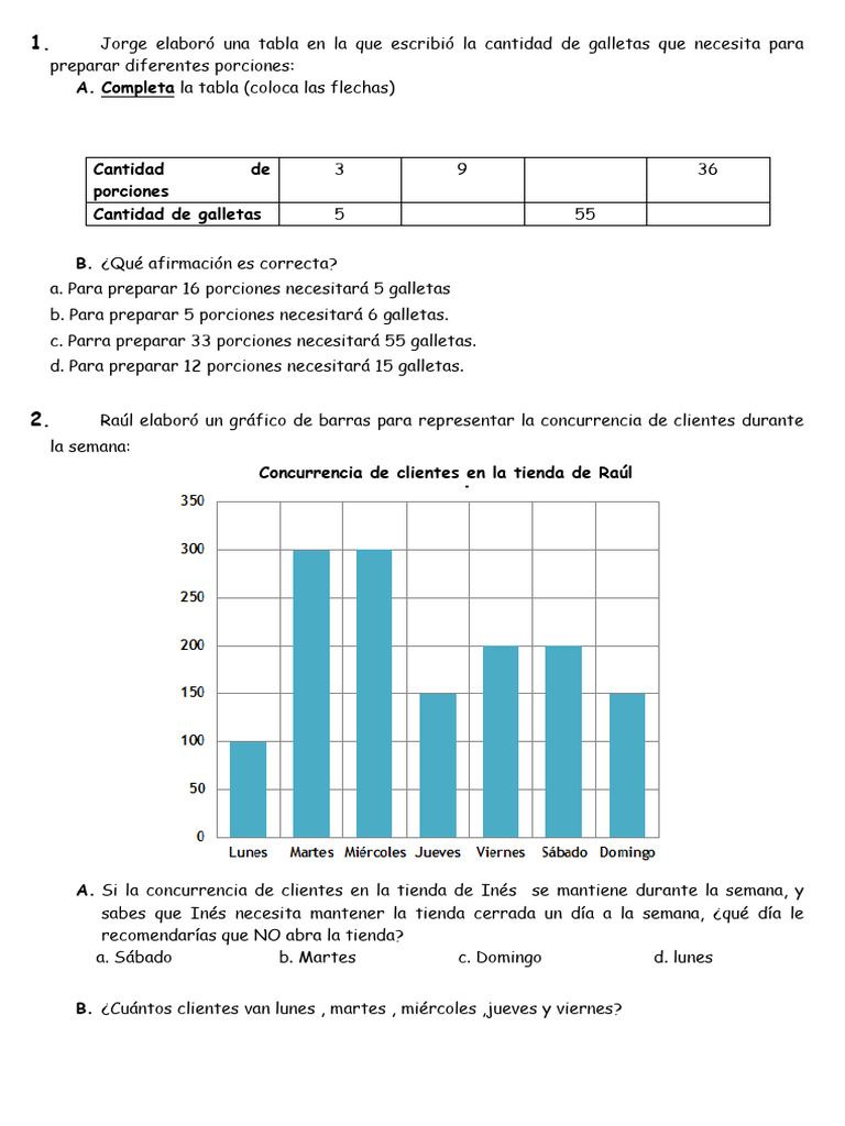 Matematica Diciembre Prueba | PDF