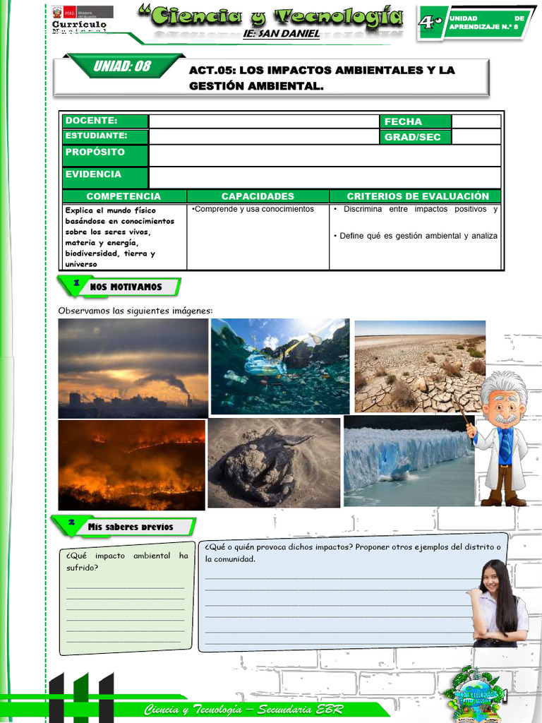 C-4º Act 5-Cyt-Und 8 | PDF | Agua | Contaminación