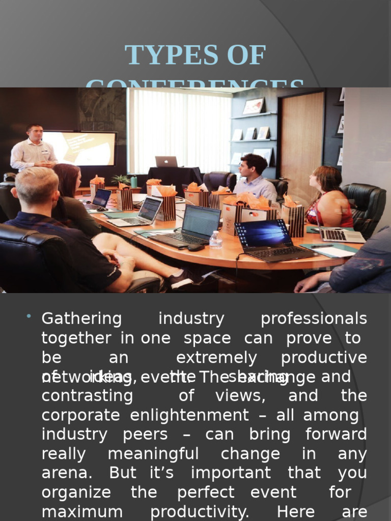 Types of Conferences | PDF | Entertainment
