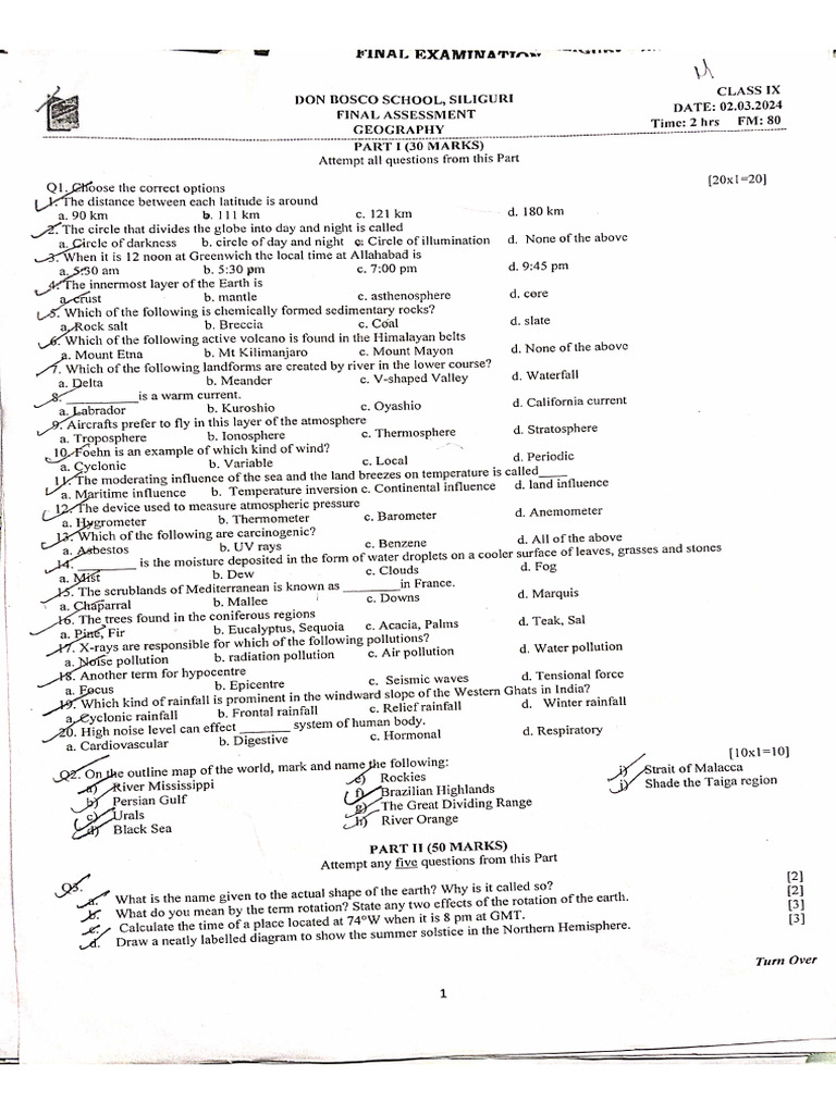 Final Term Paper 2024 | PDF