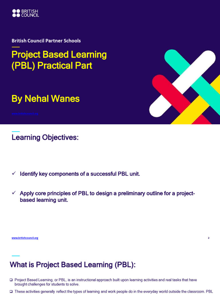 Project Based Learning PBL Practical Session PDF | PDF | Project Based ...