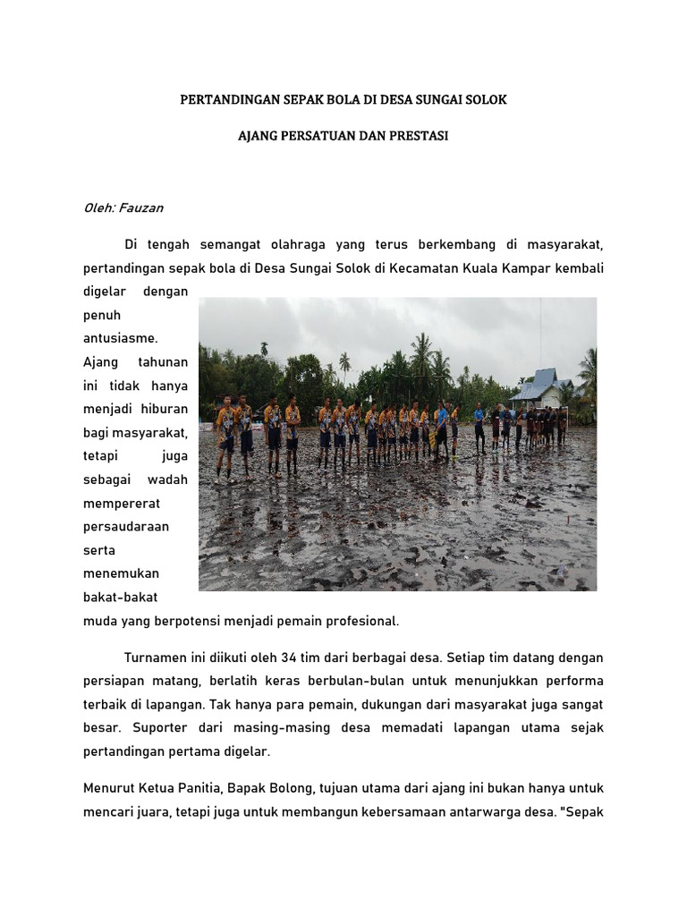 PERTANDINGAN SEPAK BOLA ANTAR DESA_ AJANG PERSATUAN DAN PRESTASI Finish ...