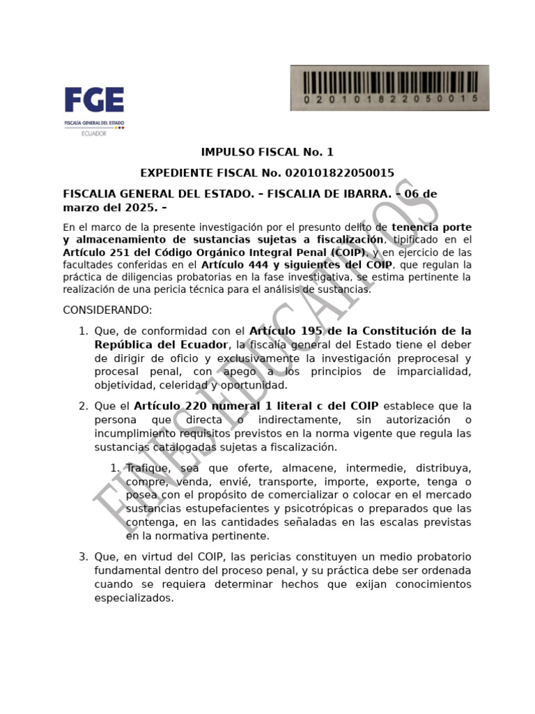 IMPULSO FISCAL No 1 | PDF | Ley Pública | Justicia