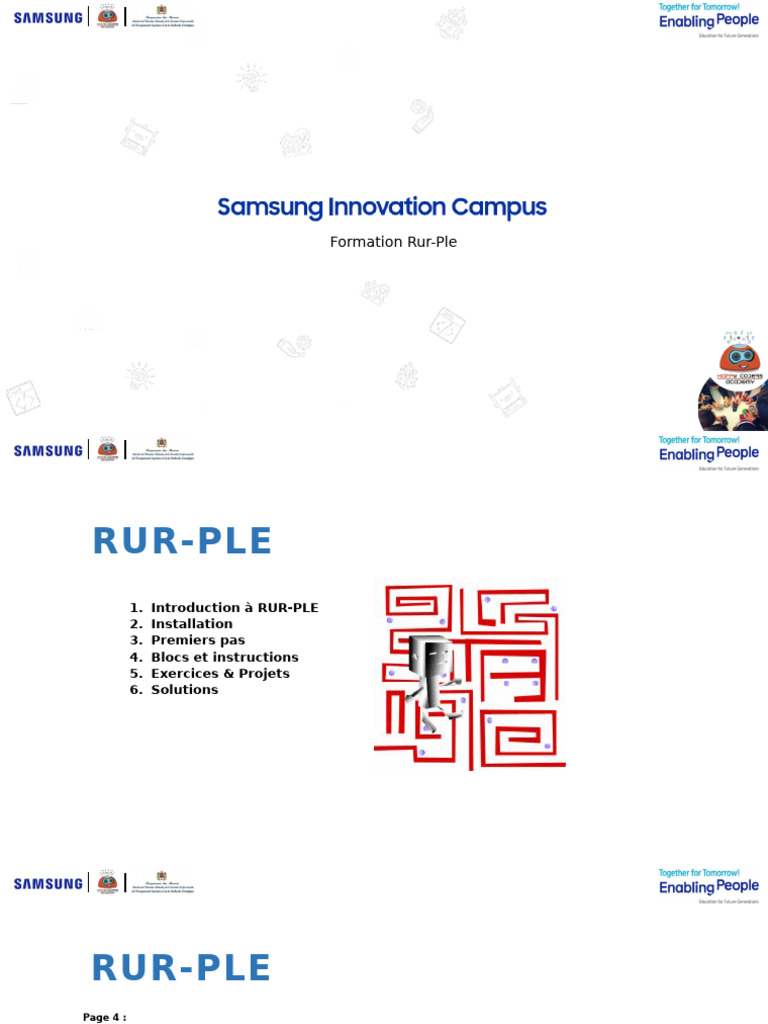 HCA - Support Formation Samsung - Rur-Ple - Juin 2020 - VF | PDF | Programmation informatique ...