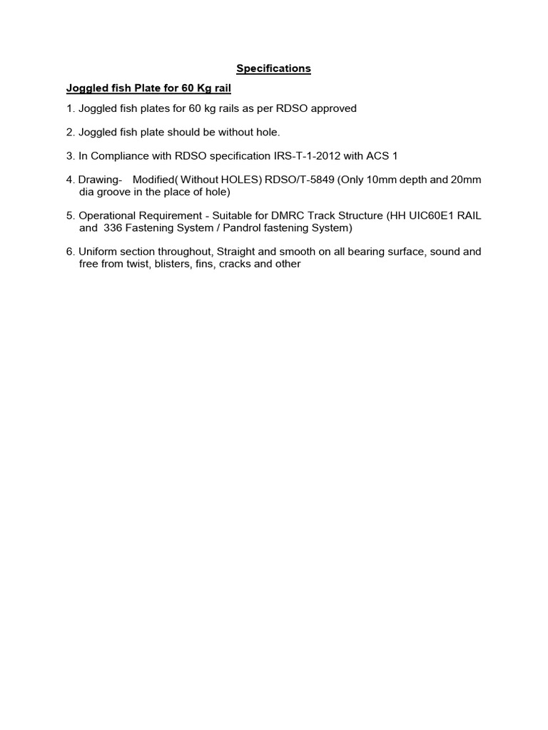 Specifications of Joggled Fish Plate 2023-12!05!16!07!39 ...