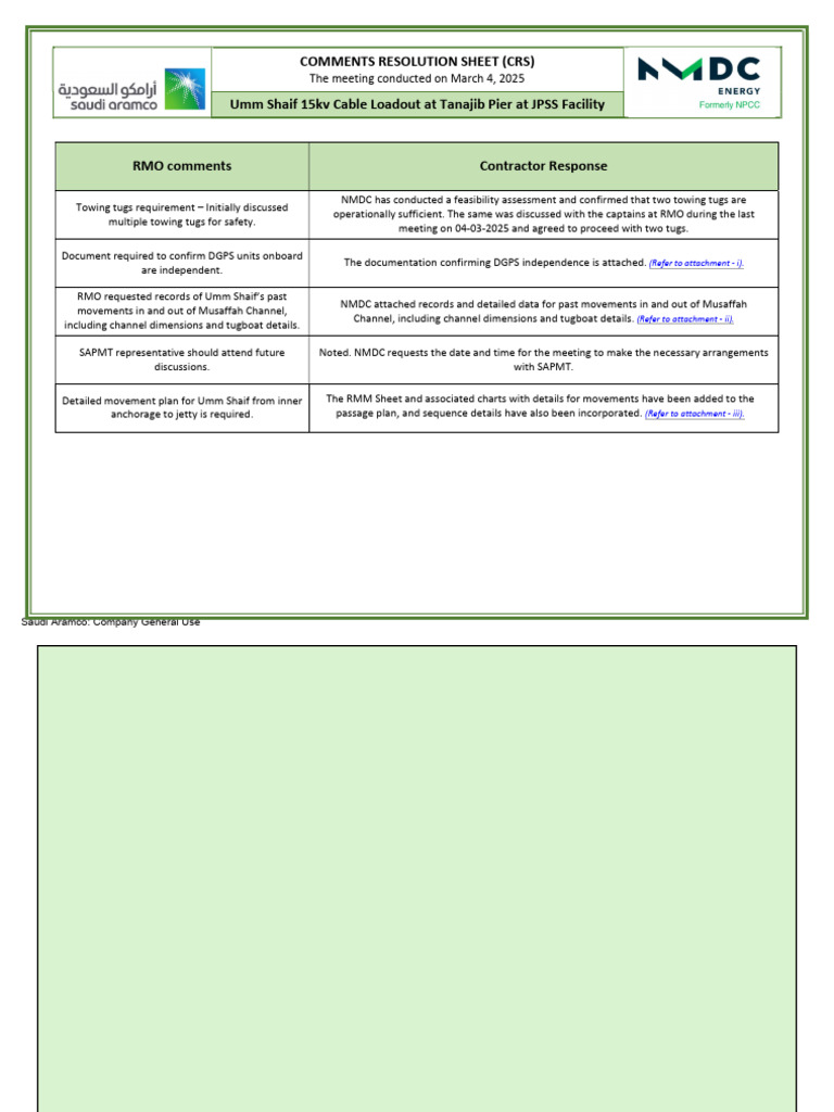 Crs to Rmo & Umm Shaif Sequence (Rev.3) (1) | PDF | Global Positioning ...