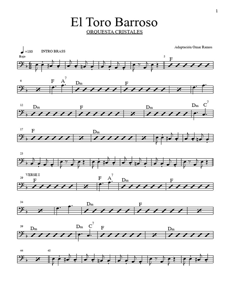 El Toro Barroso Bass | PDF