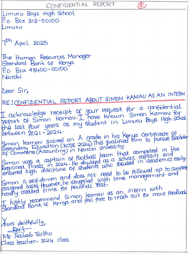 Confidential Report Simon | PDF
