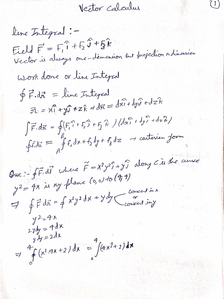 Vector Calculus | PDF