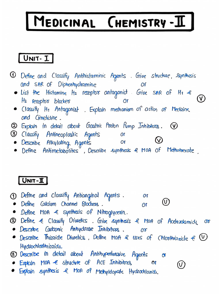 Medicinal chemistry | PDF