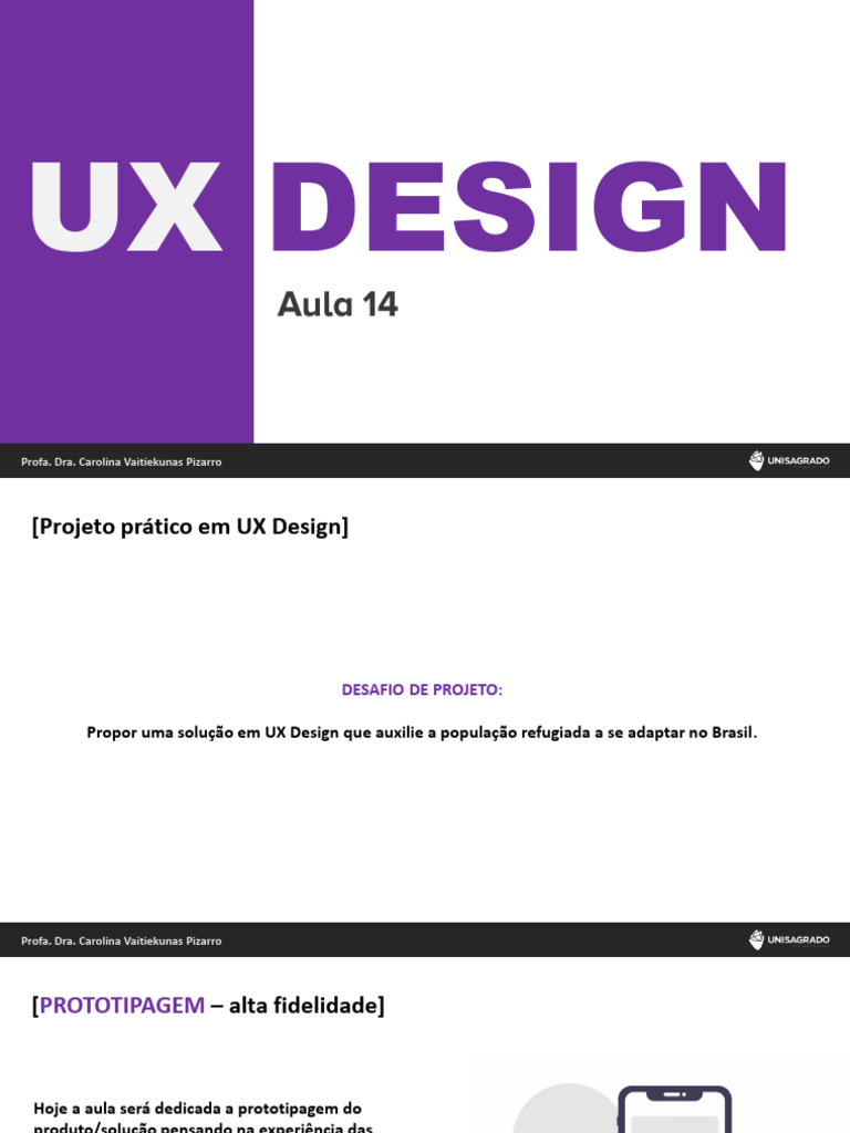 Aula 14_UX Design | PDF