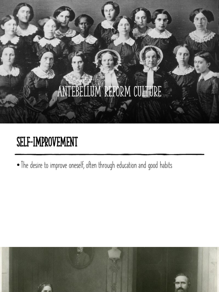 Antebellum Reform Culture Revised 2024 | PDF | Transcendentalism