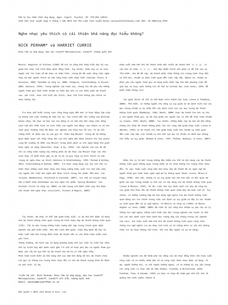 Perham2014 Dich | PDF