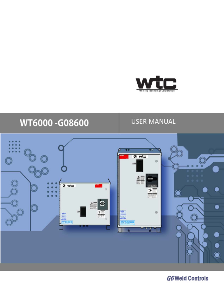 Manual M032300 WT6000 G08600 Rev4 RAFT | PDF | Electrostatic Discharge ...