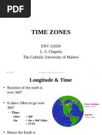 Tourism Grade 12 Term 1 Week 10 Time Zones | PDF | Longitude | Latitude