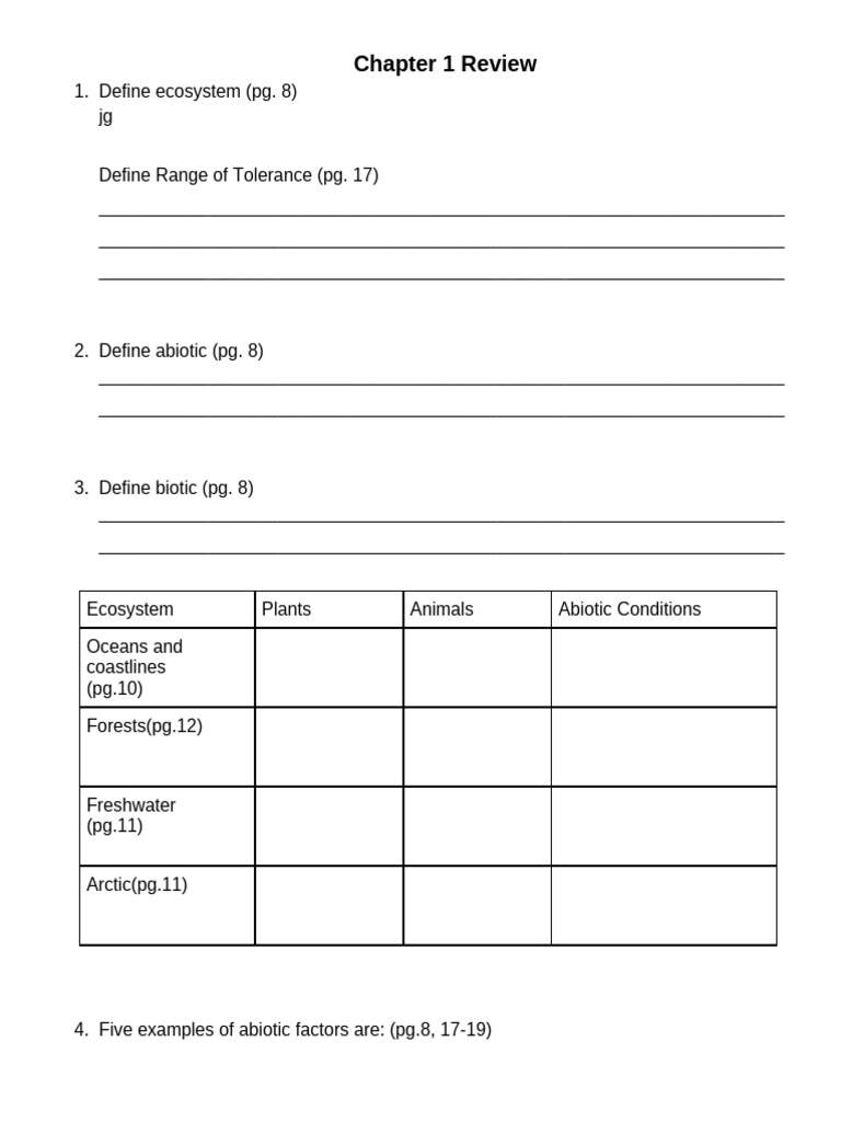 Owen Milton - Grade 7 Science Review | PDF | Ecosystem | Ecological ...