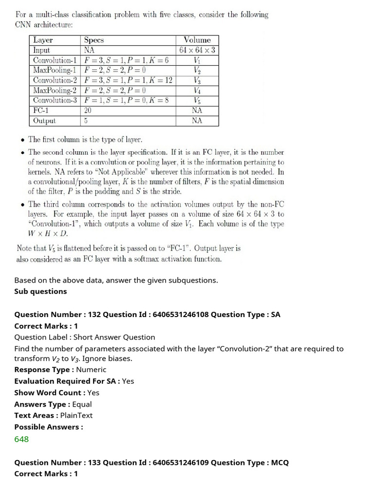 Deep Learning Question Paper Insights | PDF | Multiple Choice ...