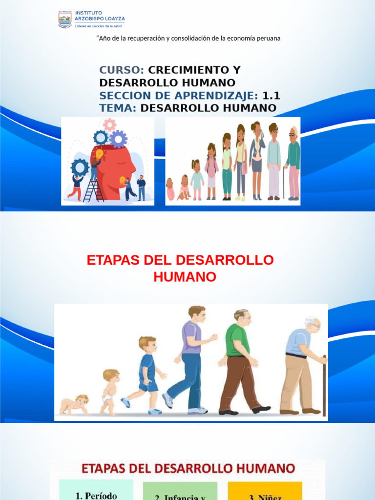 Clase 1.1 Cred | PDF | Adultos | Etapas de la vida humana