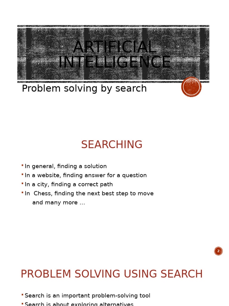 AI Problem Solving Through Search Methods | PDF | Algorithms And Data ...