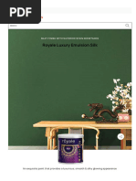 Asian Paints Royale Shade Card Guide | PDF | Paint