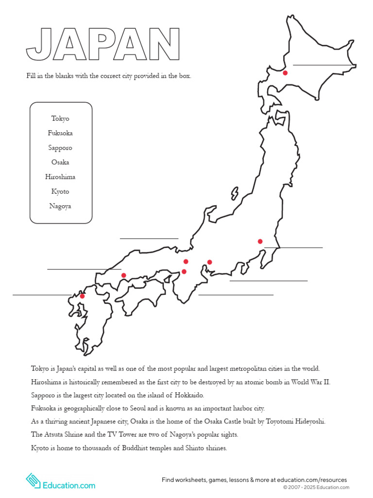 Map of Japan | PDF