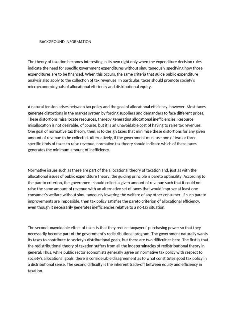 Most of The rem-WPS Office | PDF | Taxes | Pareto Efficiency