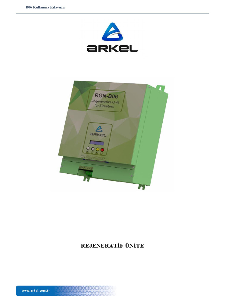 RGN-B06 Kullanma Kılavuzu.V112.tr | PDF