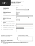 LTCIntimation Form | PDF