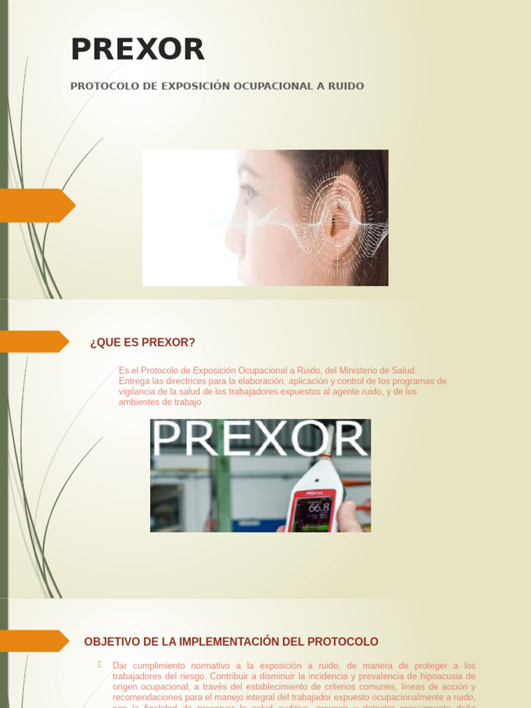 PREXOR | PDF | ruido | Escuchando